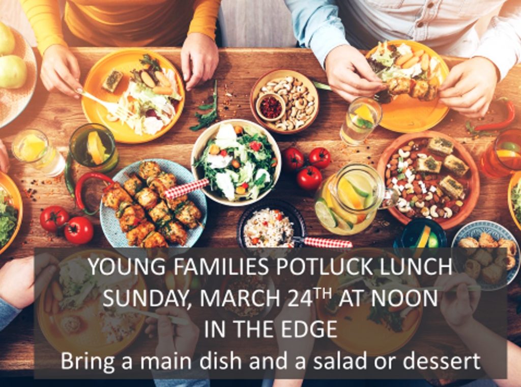 Young Families Potluck Lunch – River Valley Church