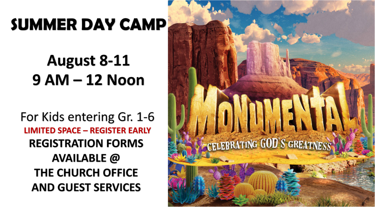VBS – Summer Day Camp – River Valley Church